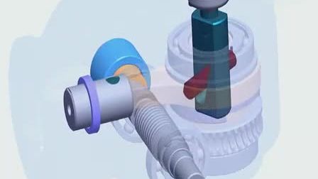 液压泵工作原理,3D演示动画,很生动,专业人士必看