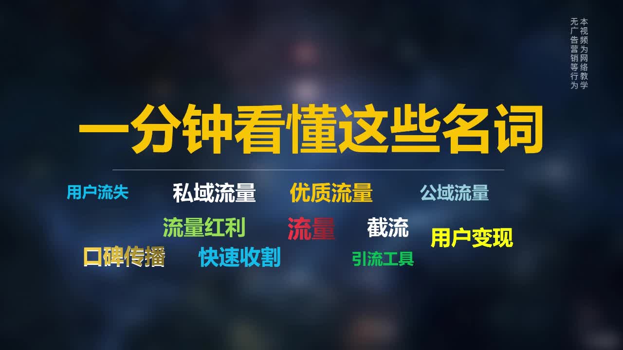 一分钟搞懂互联网名词解释,全get