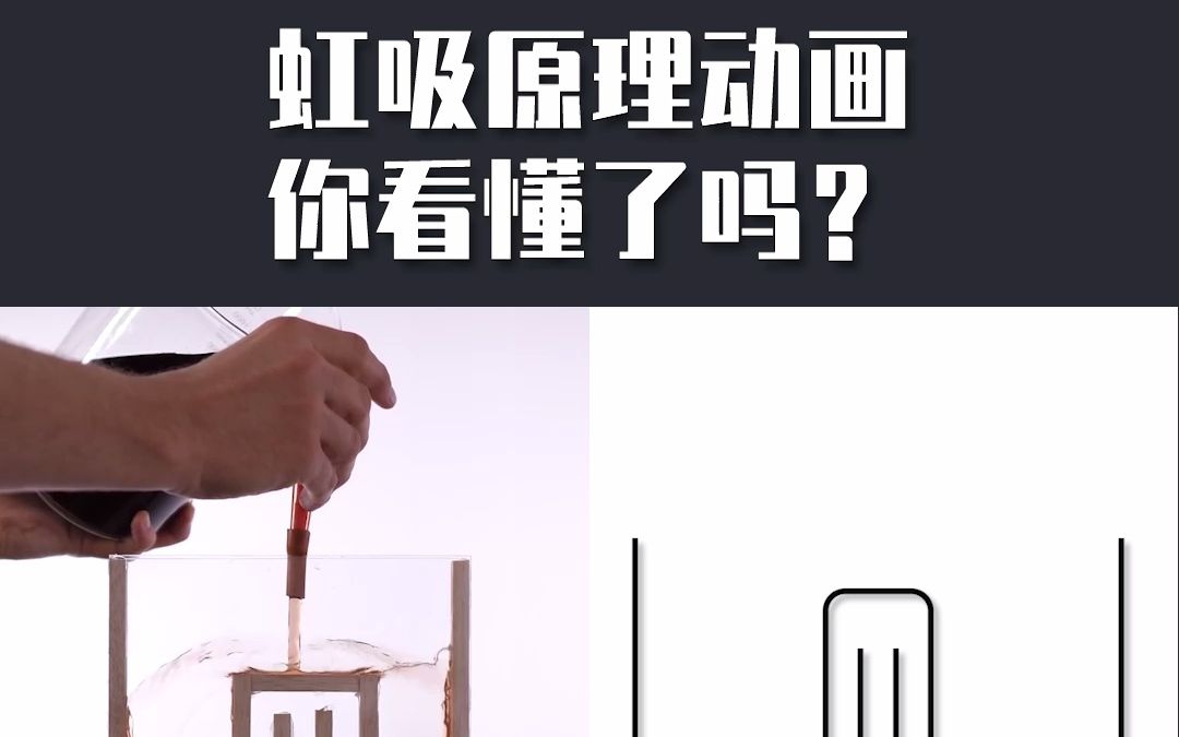 虹吸原理动画,你看懂了吗