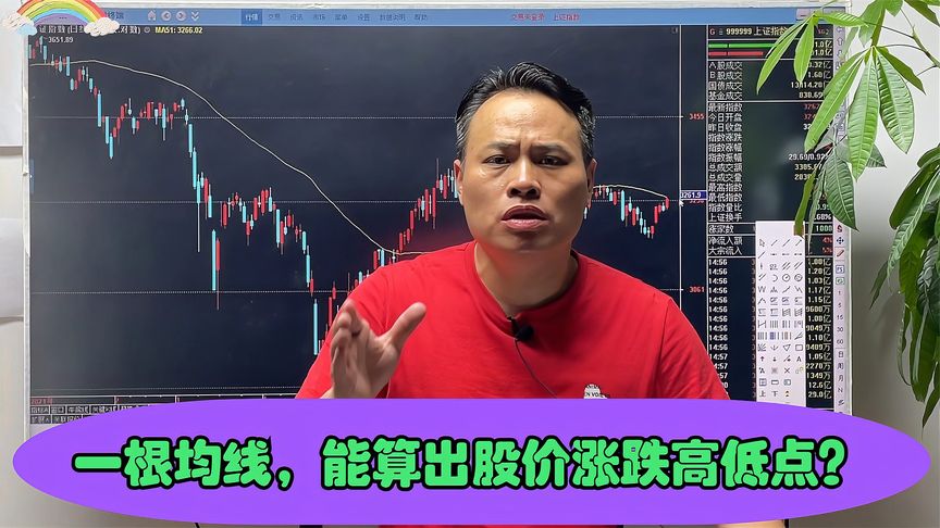 如何通过一根S奇的均线,算出股价涨跌的高低点?(上)