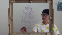 铠甲勇士简笔画 儿童创意涂鸦 熊大熊二学画画 光头强 熊出没 木制...
