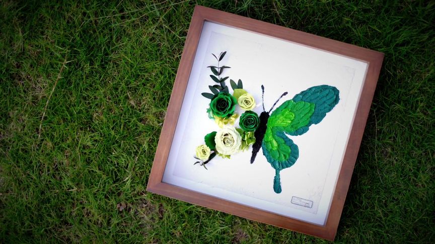 石英砂居然可以作画!还是一副这么美的画!#手工diy #艺术创作