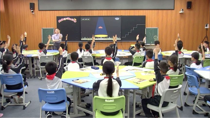 小学三年级英语绘本教学课堂实录 英语身体部位教学body parts