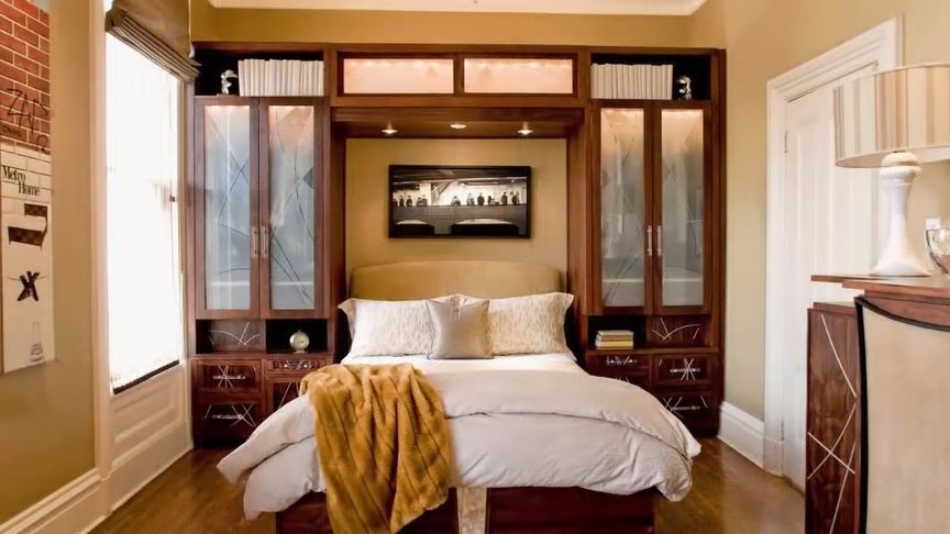 小户型卧室设计装修效果图,空间虽小,同样也是一个家
