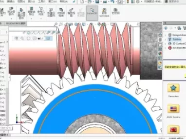 solidworks运动仿真motion教程-1.13配合-机械配合-齿轮,齿条小齿轮,...