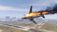 模拟飞行-美国波音737飞机强行起飞,迫降高架桥游戏解说