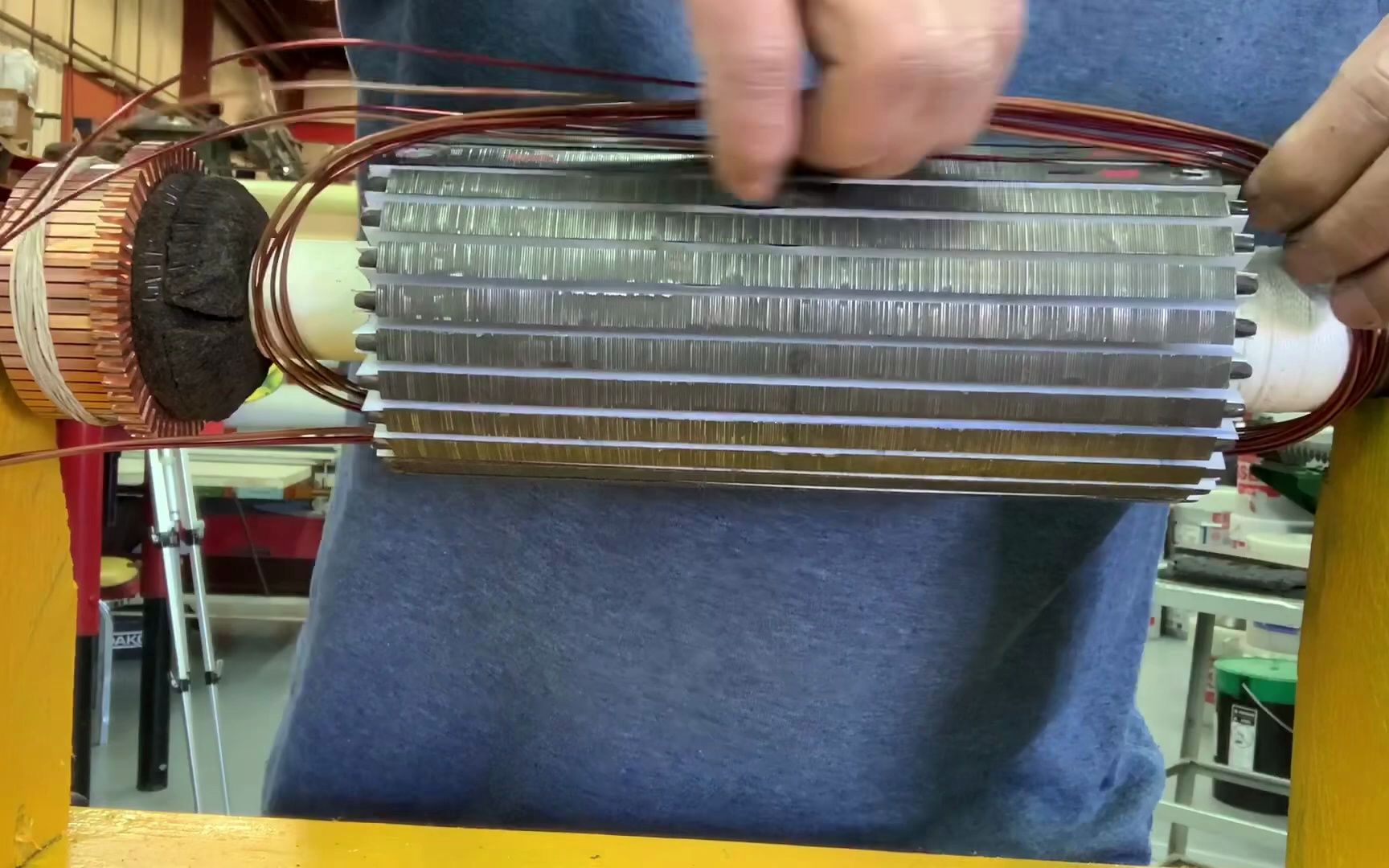 Baldor 2Hp 直流电机转子线圈维修及动平衡测试【Winder Trucker】