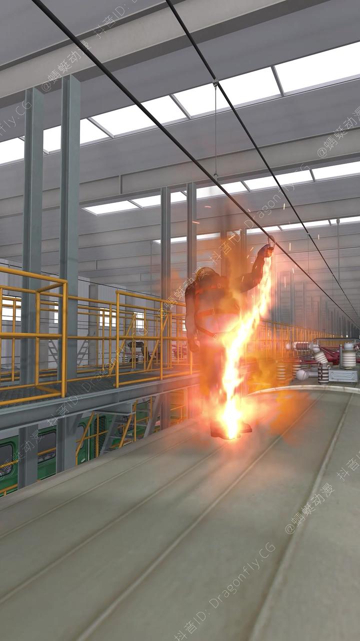 防不胜防!#铁路安全警示 #蜻蜓动漫 #安全动画制作