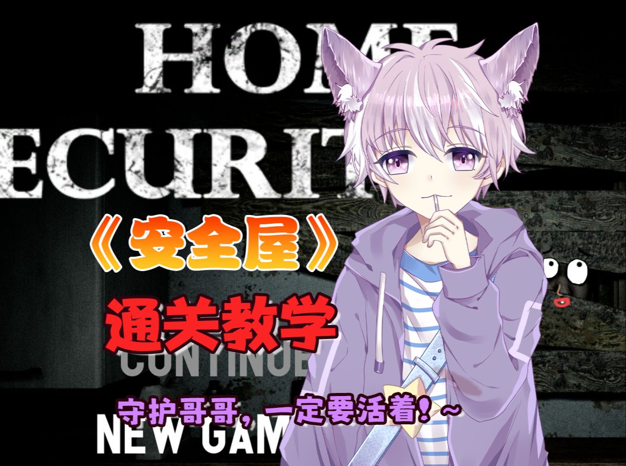 恐怖生存游戏《安全屋》 极其困难的生存挑战!~守护哥哥并逃生!~我们...