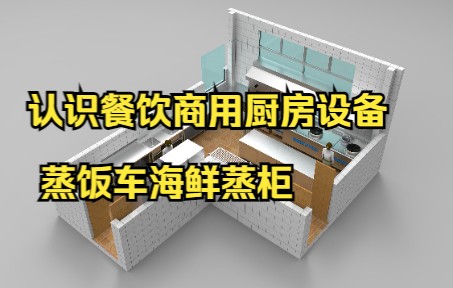 认识餐饮商用厨房设备蒸饭车海鲜蒸柜