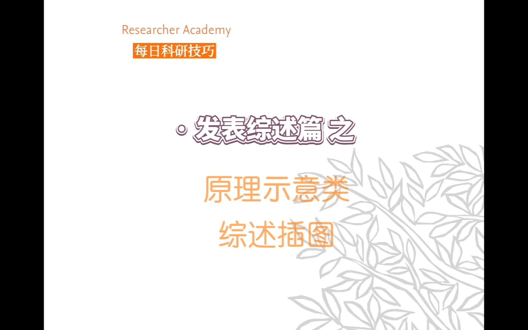 原理示意类综述插图【爱思唯尔学术写作Figure Tips】