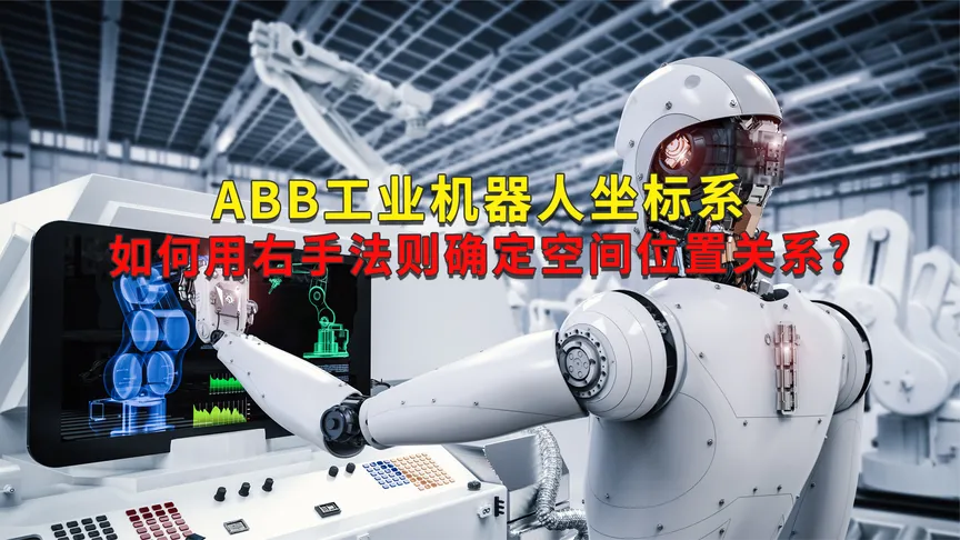 ABB工业机器人坐标系如何用右手法则确定空间位置关系1工蜂科技