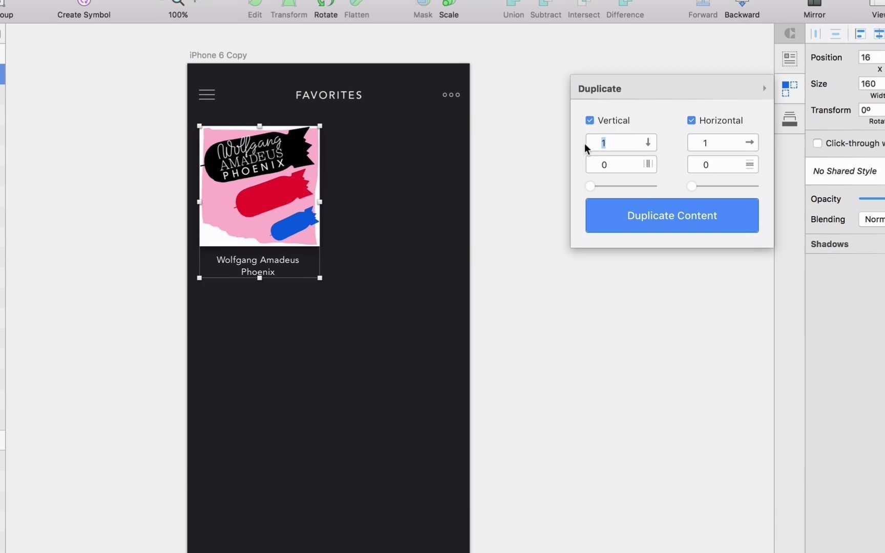 APP界面设计神器-Craft-数据填充