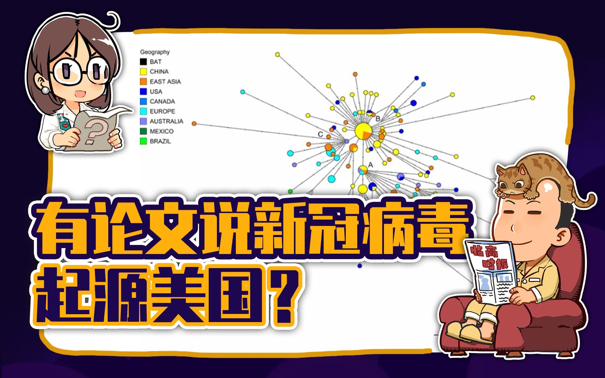 【睡前消息103】“剑桥论文证明新冠病毒起源美国”这种说法是怎么...