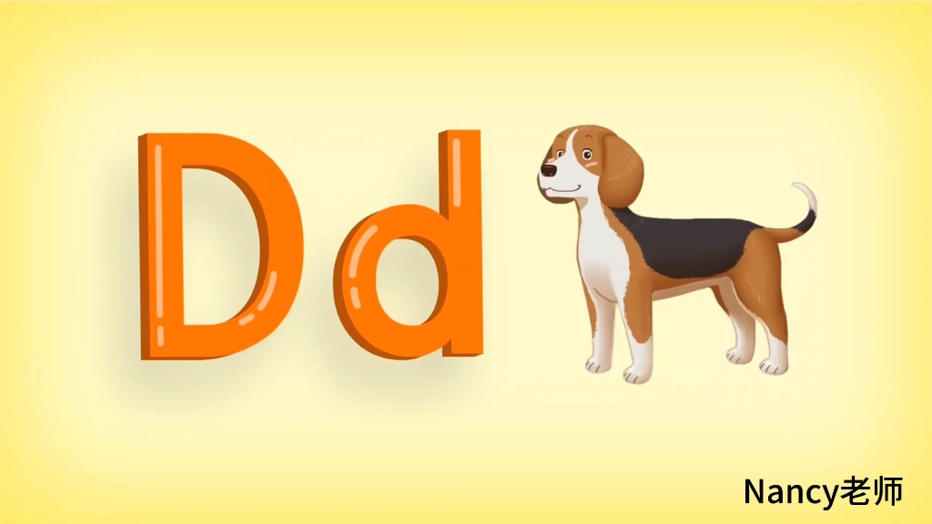 自然拼读律动儿歌丨DEF字母常见发音及单词,带节奏,适合chant