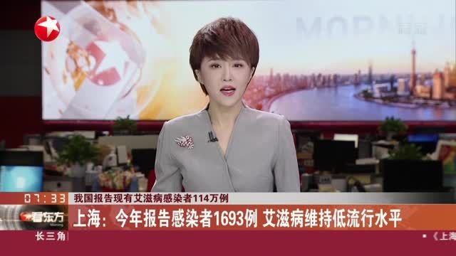我国报告现有艾滋病感染者114万例:上海——今年报告感染者1693例 ...