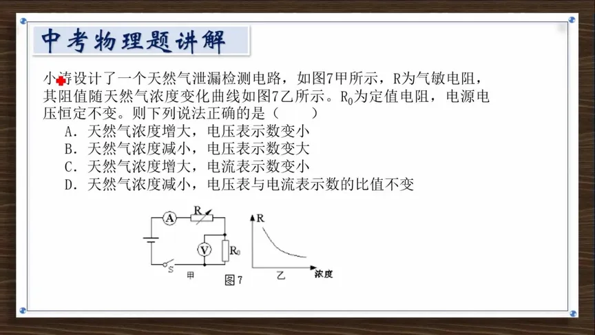 中考物理 欧姆定律在生活中的应用