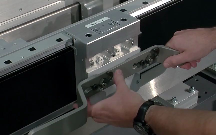 重复定位精度0.01mm,负载10kg直线电机驱动的环形输送方案