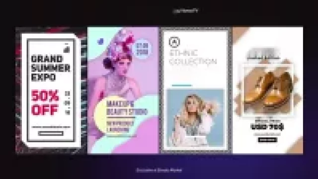 手机竖屏微信媒体类包装设计排版动画 Instagram Stories Promo