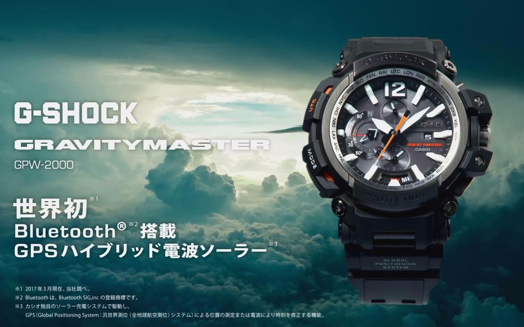 CASIO G-SHOCK GRAVITYMASTER GPW-2000 (in japanese)