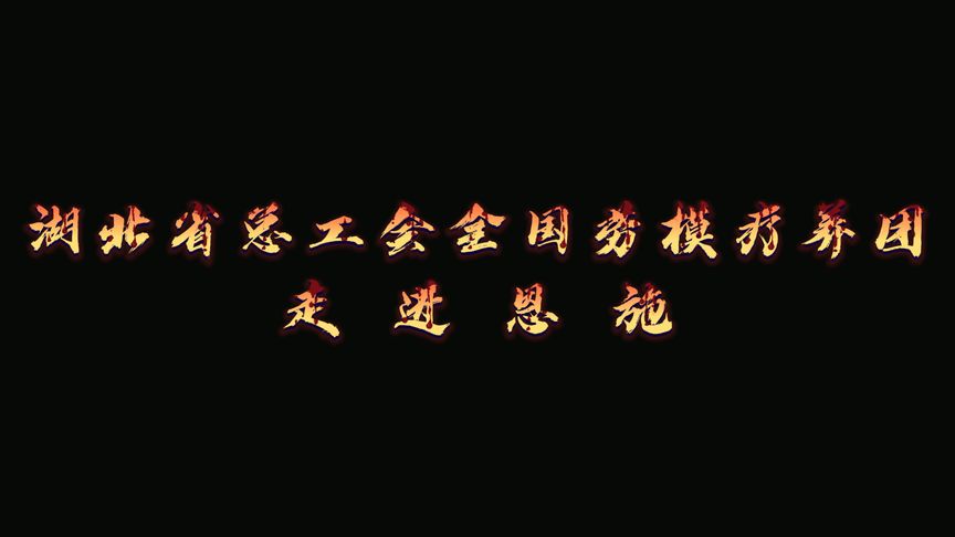 全国劳动模范疗休养团走进湖北恩施