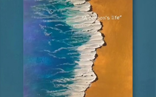 油画棒《海浪》|视频详细教程