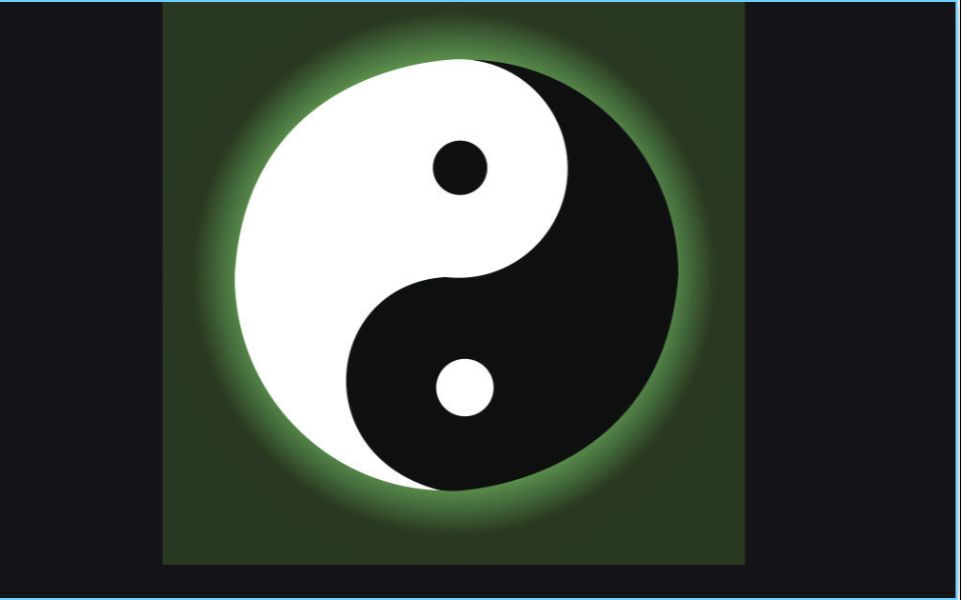 【PS教程】制作简约风格的太极图标