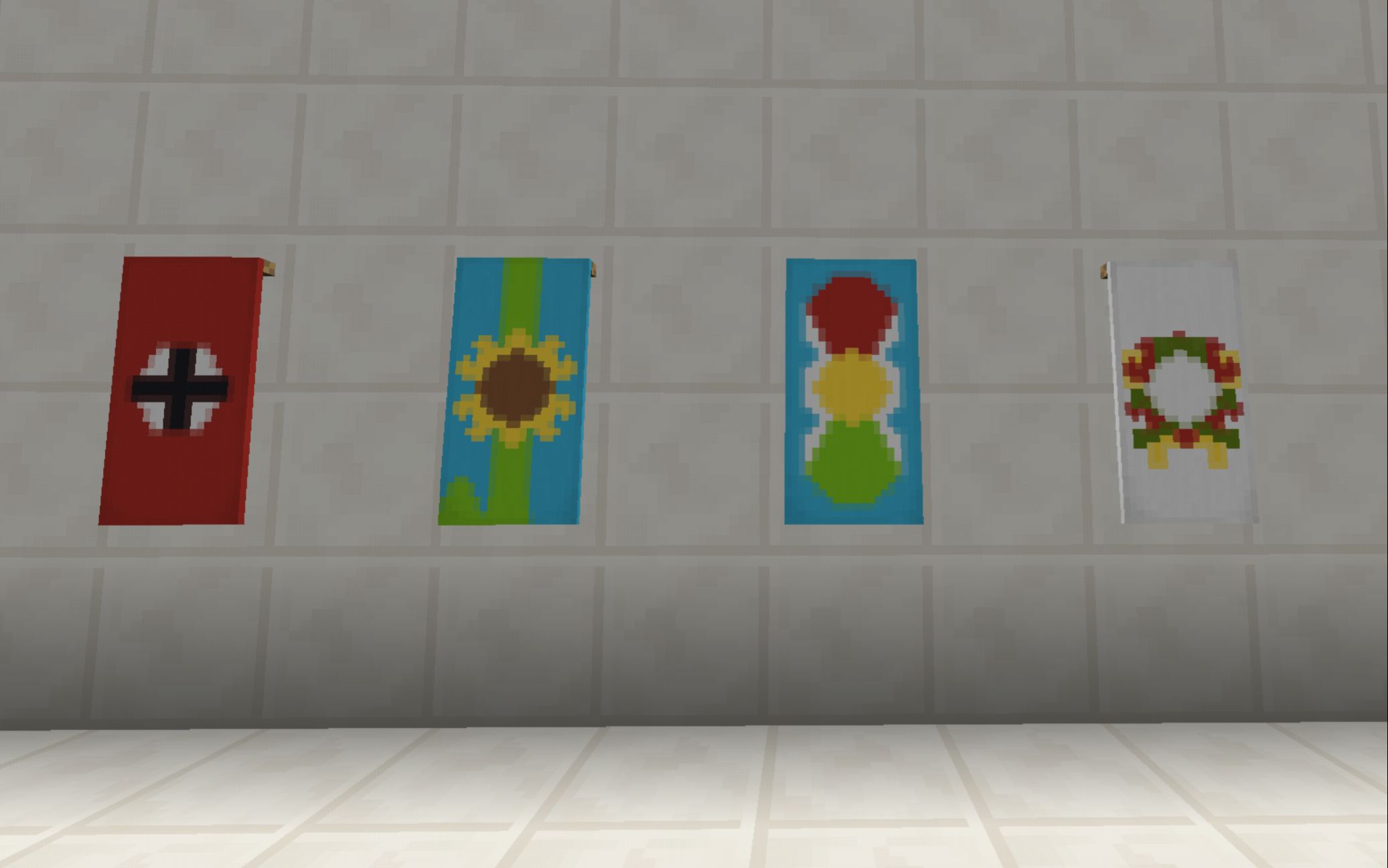 我的世界中制作nacui旗以及几款十分炫酷的旗帜教程