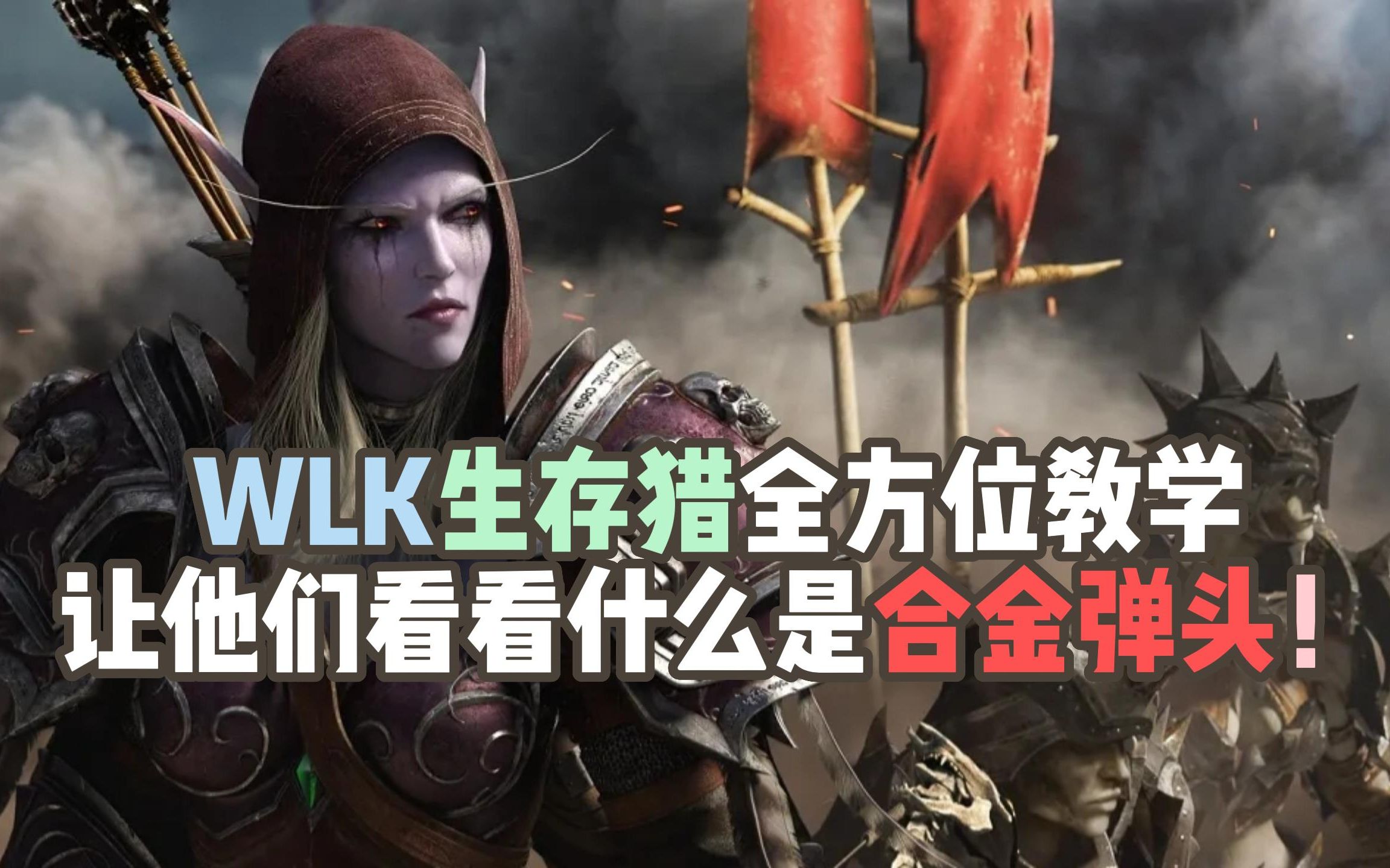 WLK生存猎全方位教学,让他们看看什么是合金弹头!(天赋+装备+宏+...