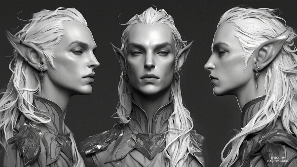 【Maya人物建模】从拉BOX开始制作“精灵王”人物模型,3D动漫人物...