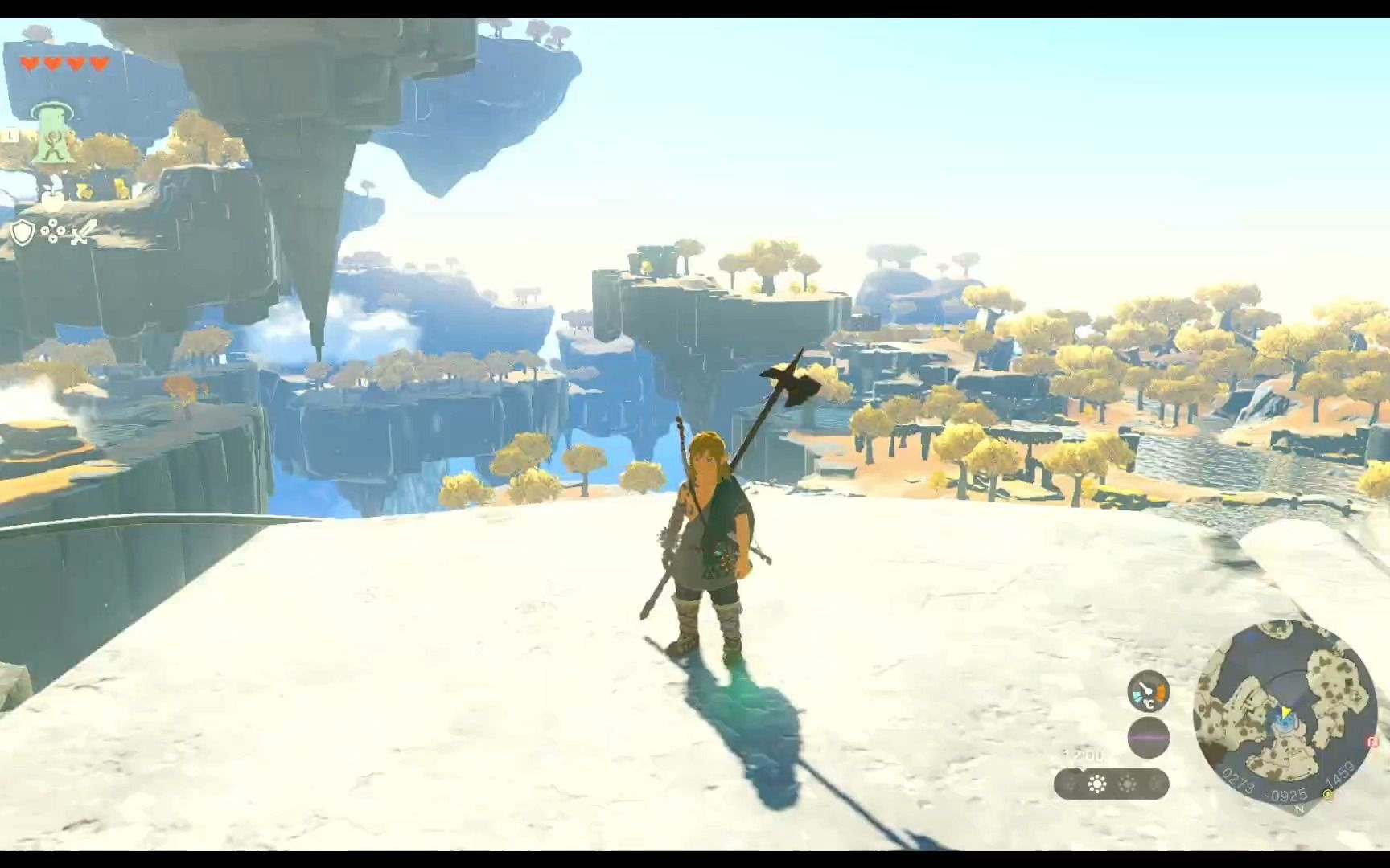 塞尔达 王国之泪 初始空岛第四个神庙位置(两条路线)_哔哩哔哩bilibili_...