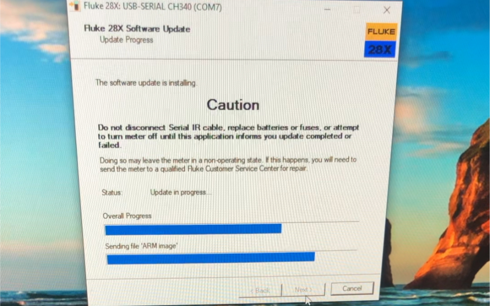 福禄克 Fluke 28x 万用表 红外数据线 升级