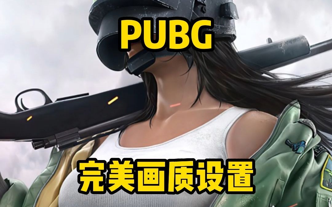 画质怎么调最好?PUBG 完美画质设置_哔哩哔哩bilibili_PUBG