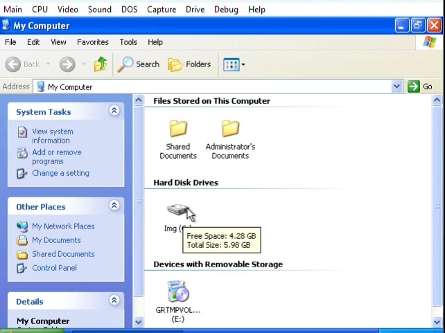 Dosbox-x安装WinXP实例