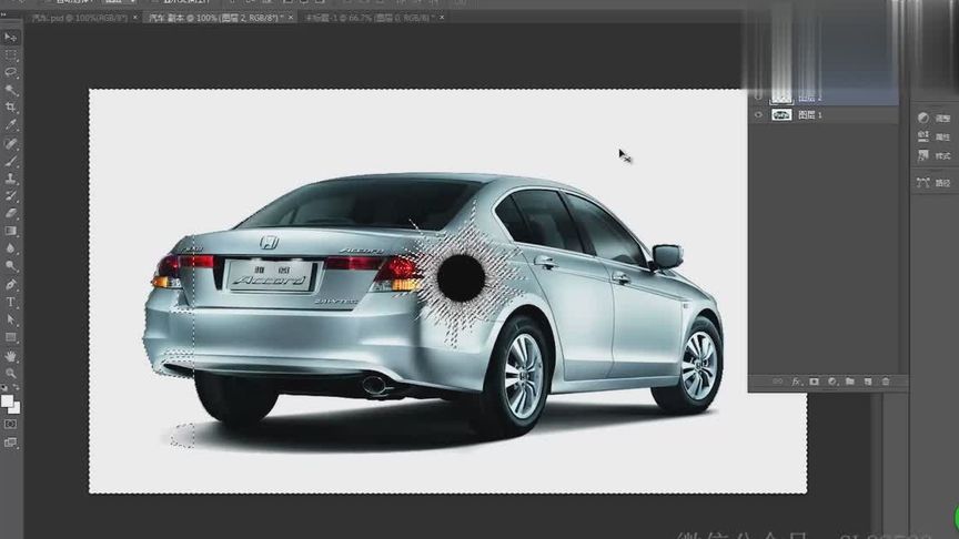 PS实战案例 5Photoshop实例 汽车