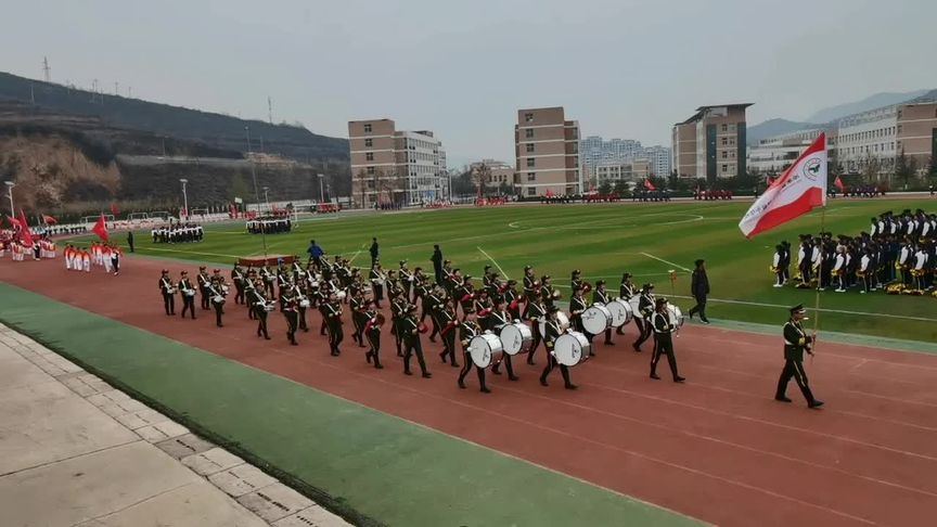 沁水县第三十六届中学生,第三十二届小学生田径运动会开幕啦