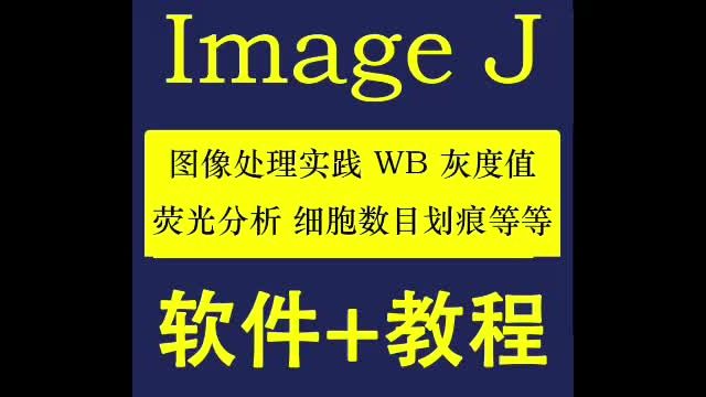 ImageJ image j/FIJI软件 mac win 灰度分析荧光计数安装包送教程
