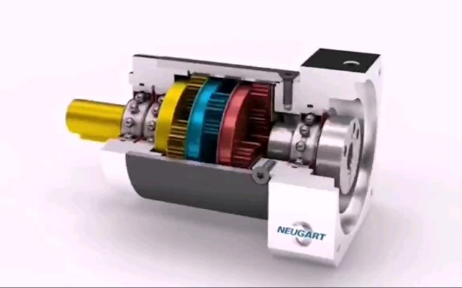 三级行星齿轮减速机内部结构