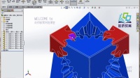 【前桥教育】solidworks动画运动仿真方形齿轮组魔方