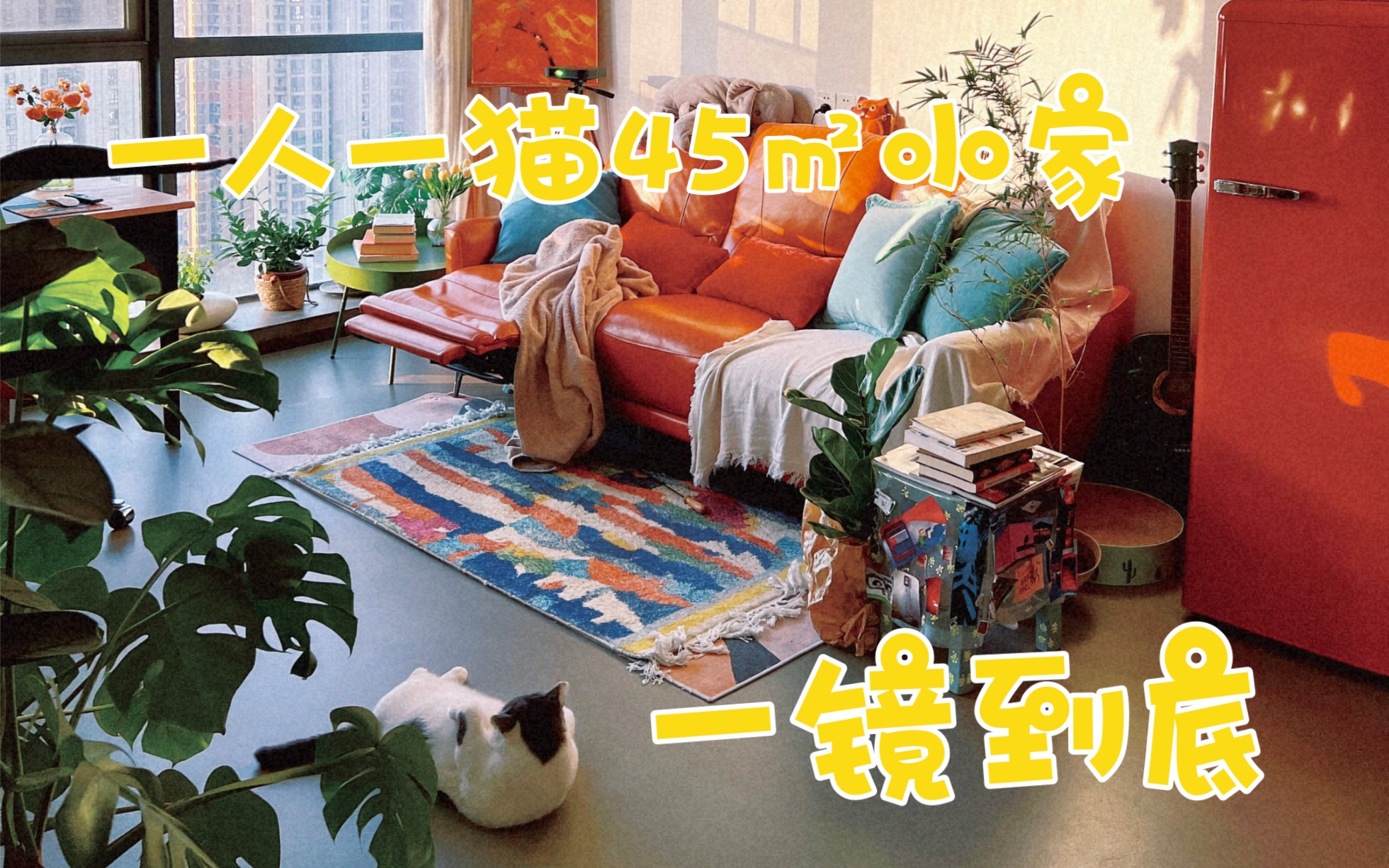 45㎡小家的Roomtour | 一镜到底单身独居女生的小家布局 | 是32岁没有...