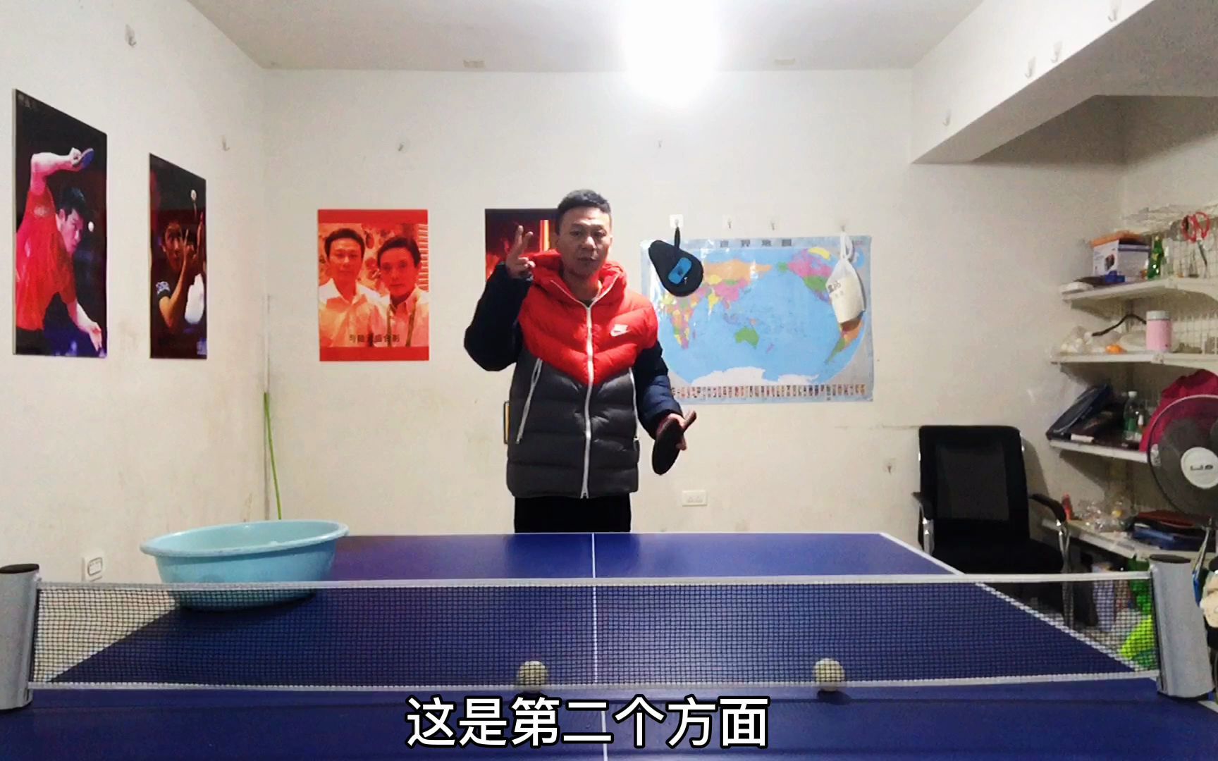 乒乓球教学:直板推挡总是下网怎么处理?