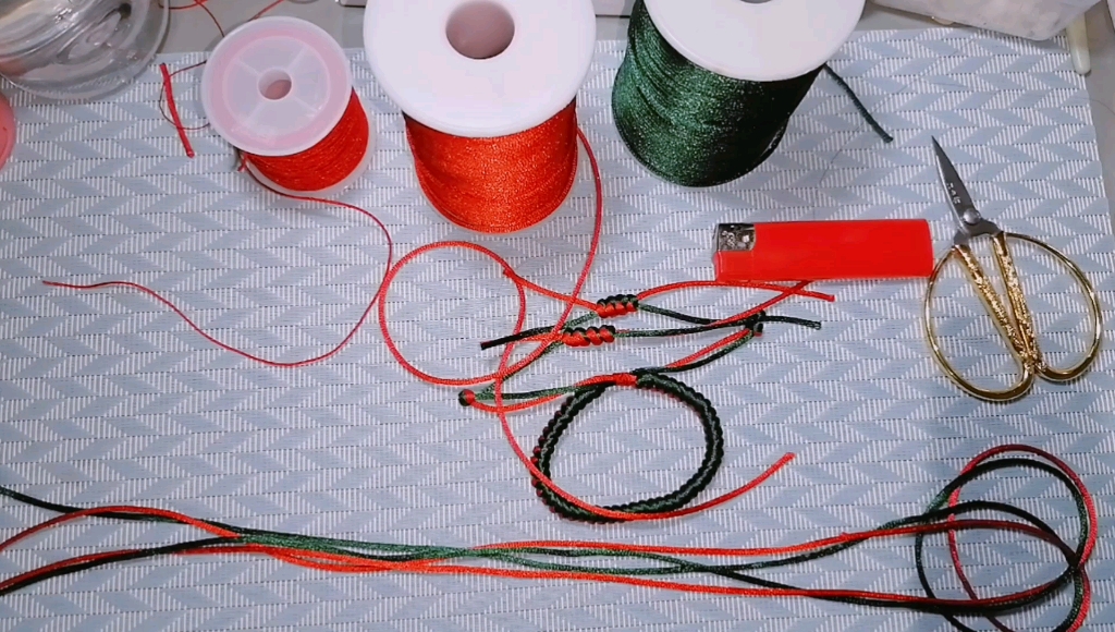 【教程】金刚结手绳的编织