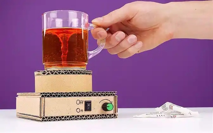 手工自制磁力搅拌器