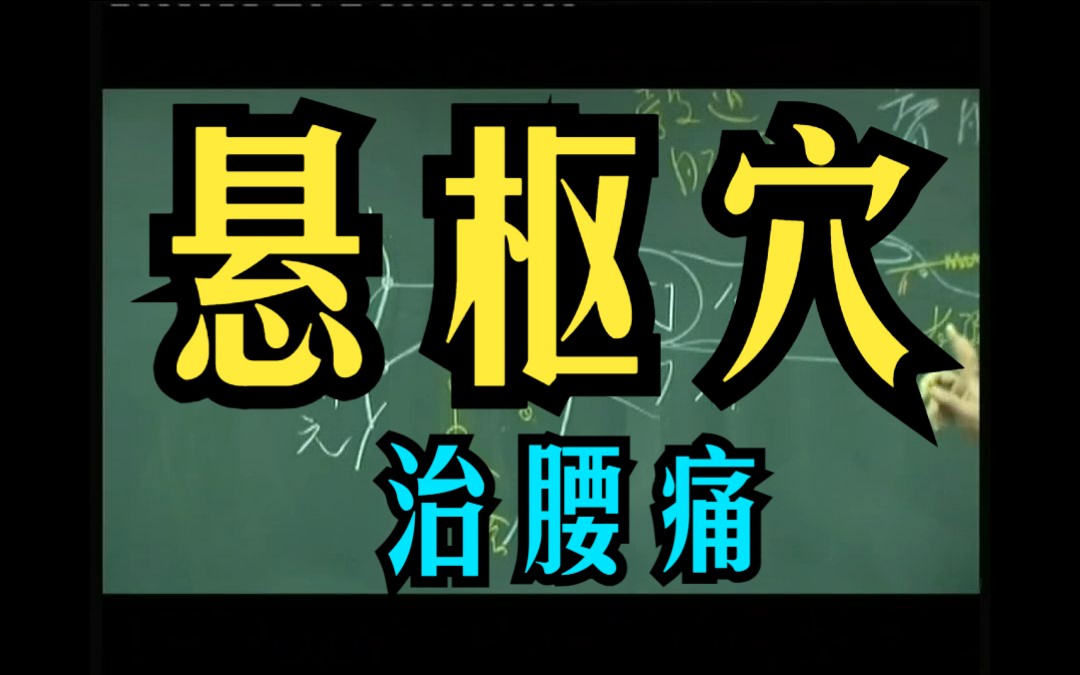 倪海厦 【悬枢穴】治腰痛 针灸系列