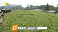 长沙试点推广屋顶绿化 160926 午间新闻