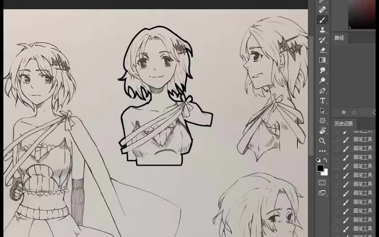 原画插画修叶老师带你解开线条最本源的秘密5