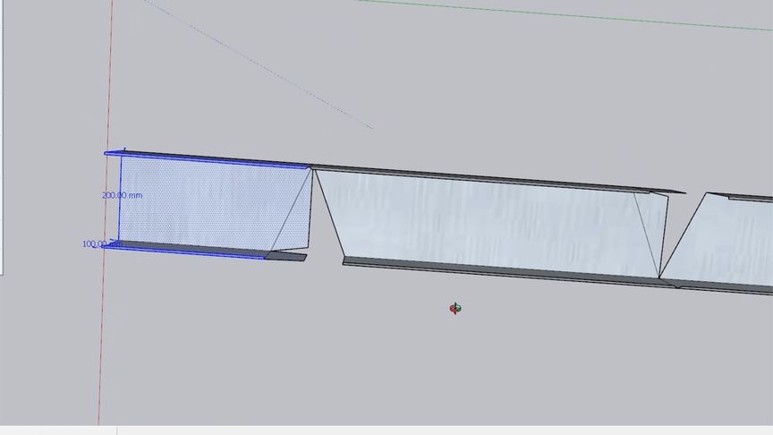桥架45度水平弯制作