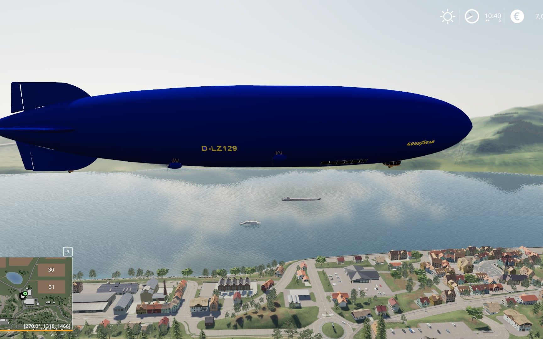 模拟农场19mod:固特异飞艇