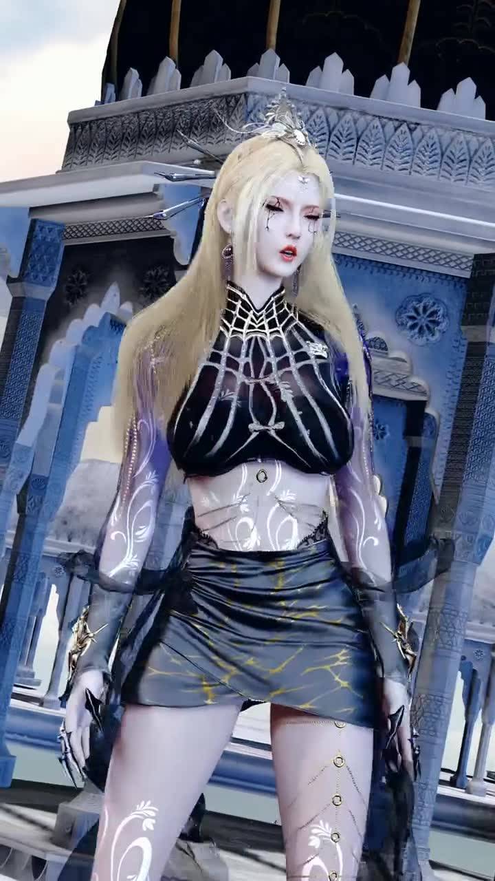 颜值:元宇宙美女,陪你过个冬DJ ,零基础学动漫制作