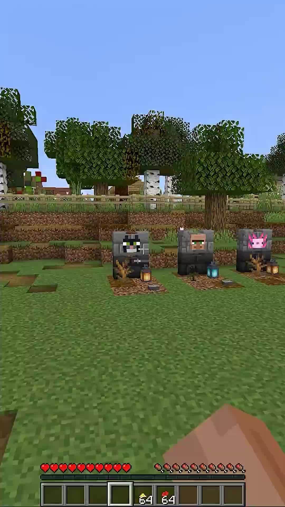 我的世界粉色雕像